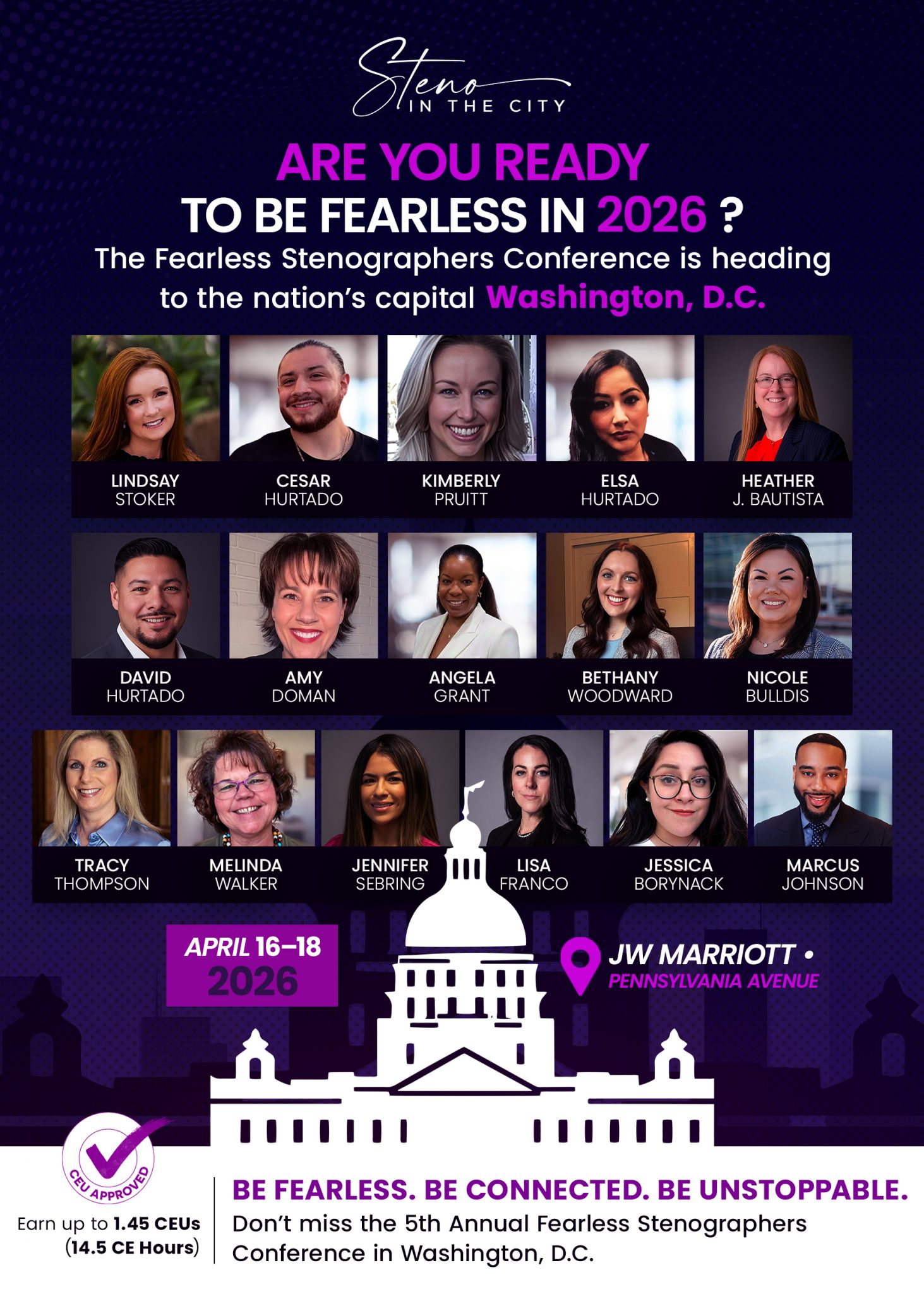 The Fearless Stenographers Conference -Washington, D.C. April 16 ...